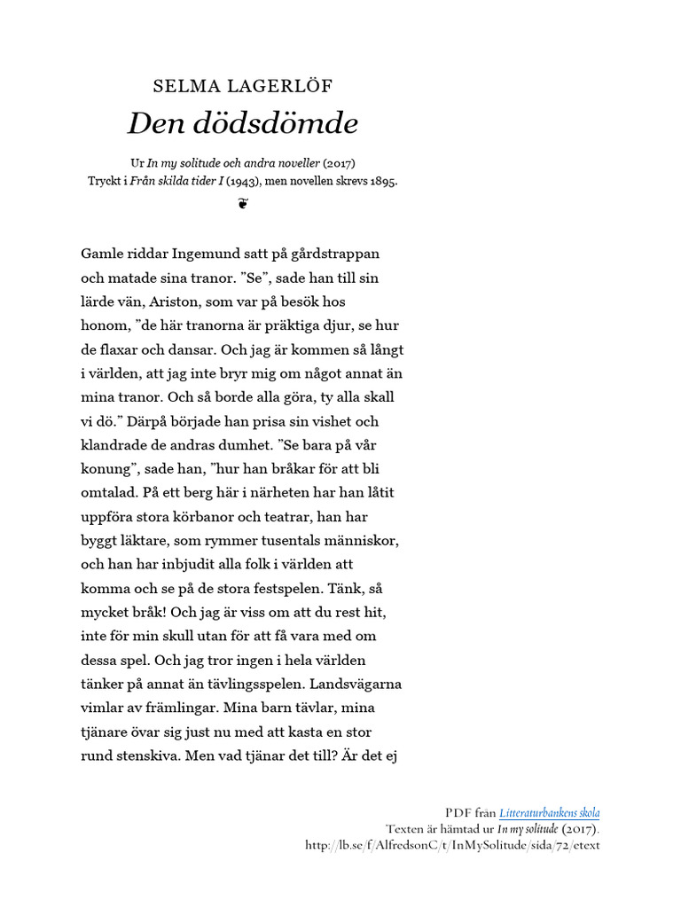 Lagerlof Den Do Ds Dom de | PDF