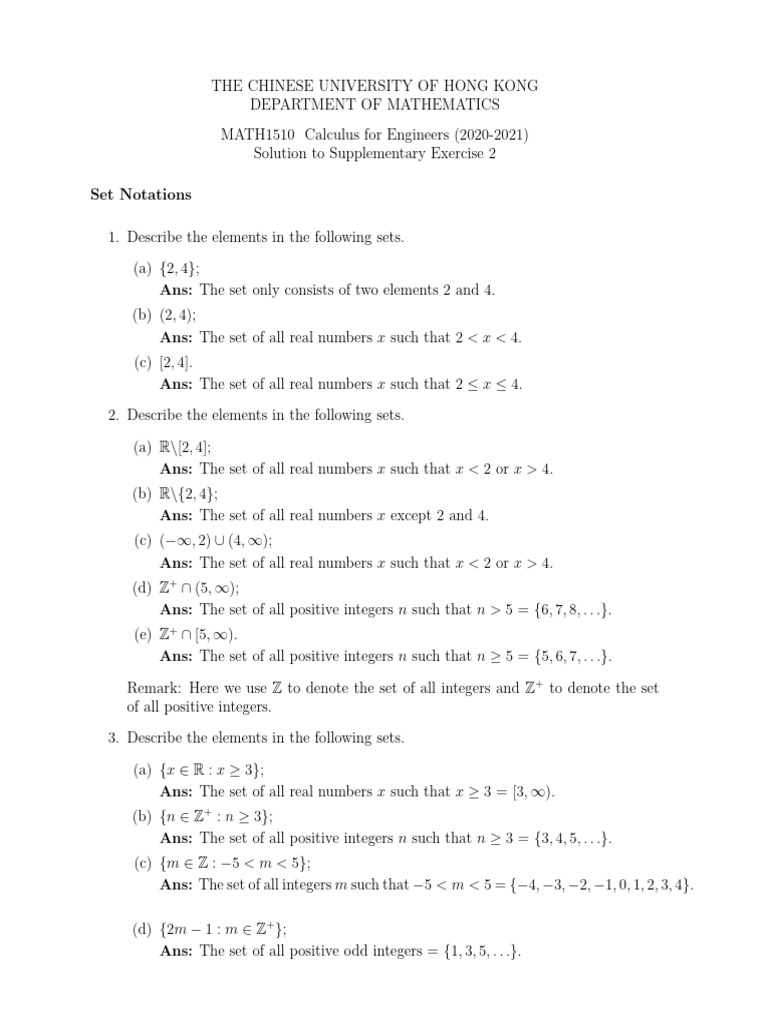 Supp Ex 2 Sol | PDF