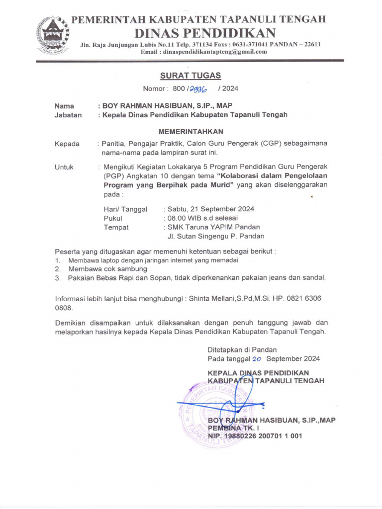 SPT CGP Angkatan 10 LK 5 | PDF