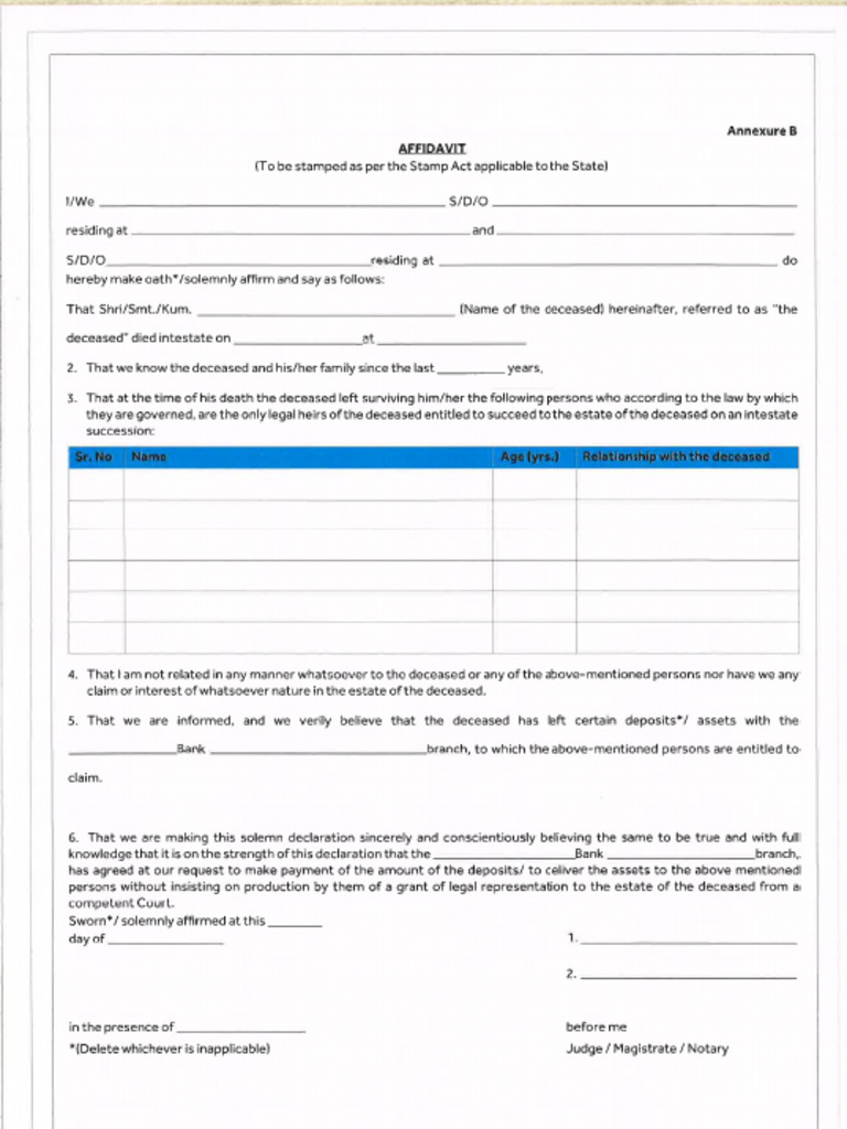 Affidavit Annexure B | PDF
