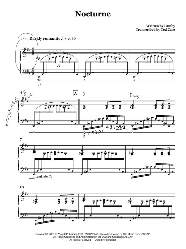08 Nocturne Piano | PDF