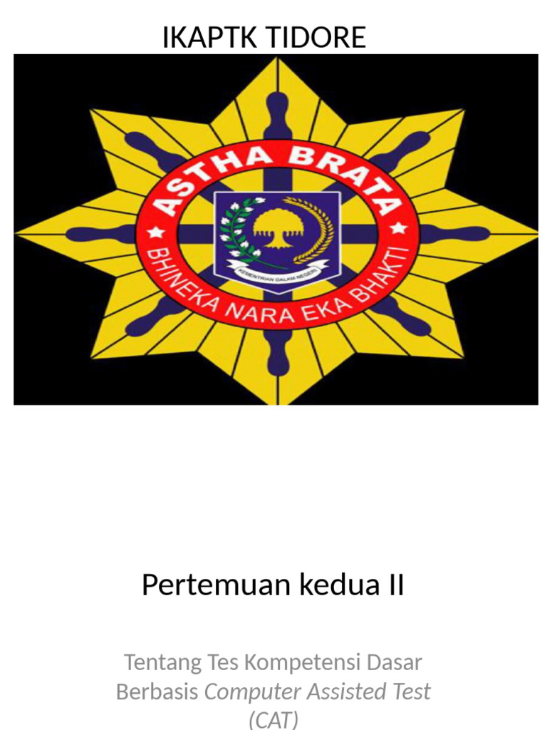 Pertemuan II Tentang SKD | PDF