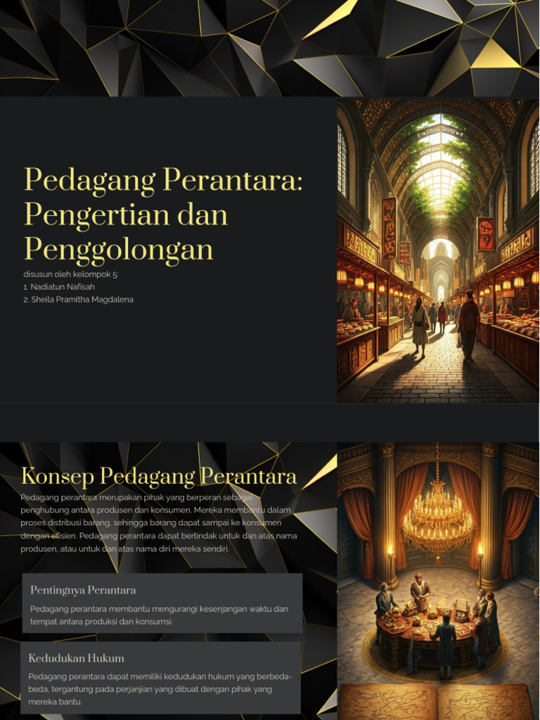 Pedagang Perantara Pengertian Dan Penggolongan - PDF 20240918 221404 0000 | PDF
