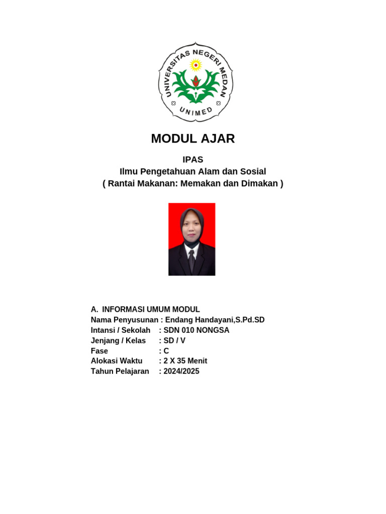 Modul Ajar PPG | PDF