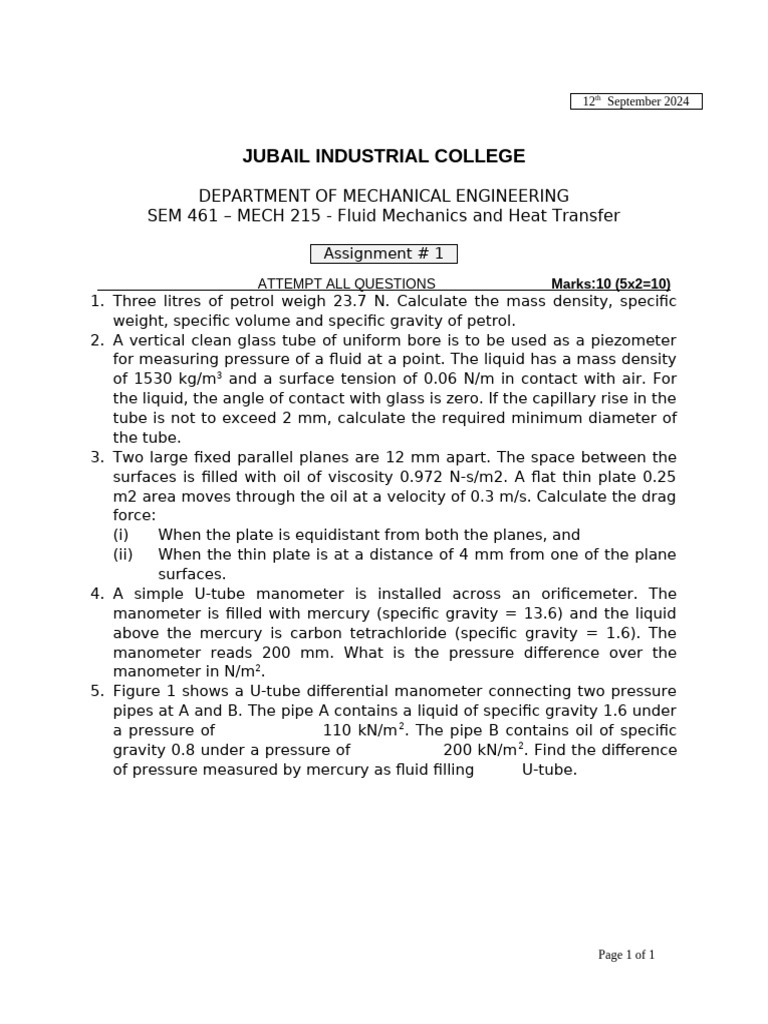 Assignment 1 461 | PDF