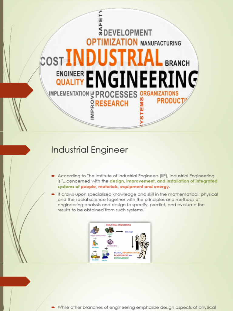 Industrial Engineer As Manager | PDF