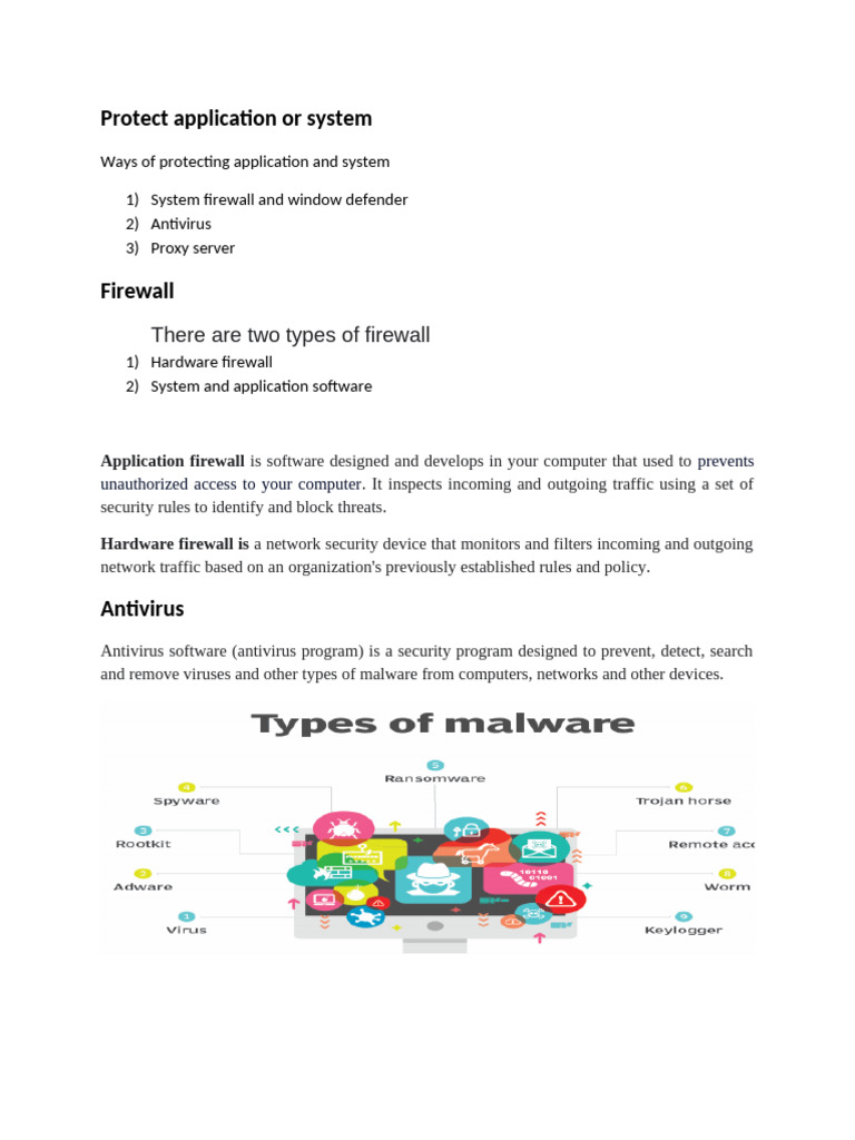 Protect Application or System | PDF