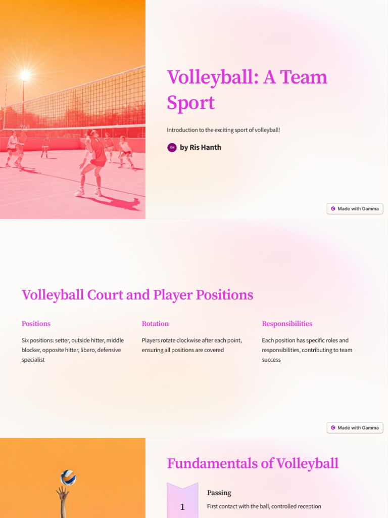 Volleyball Basics: Positions, Rules, and Strategies | PDF | Volleyball ...