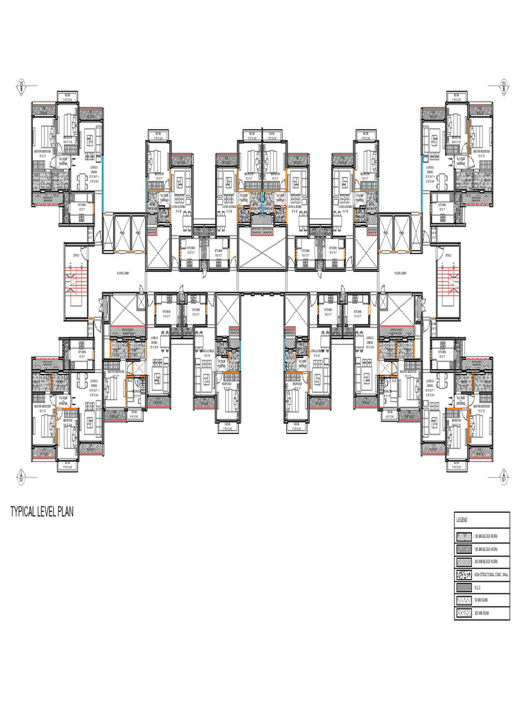 12-CORE BUILDING - Floor Plan | PDF | Home