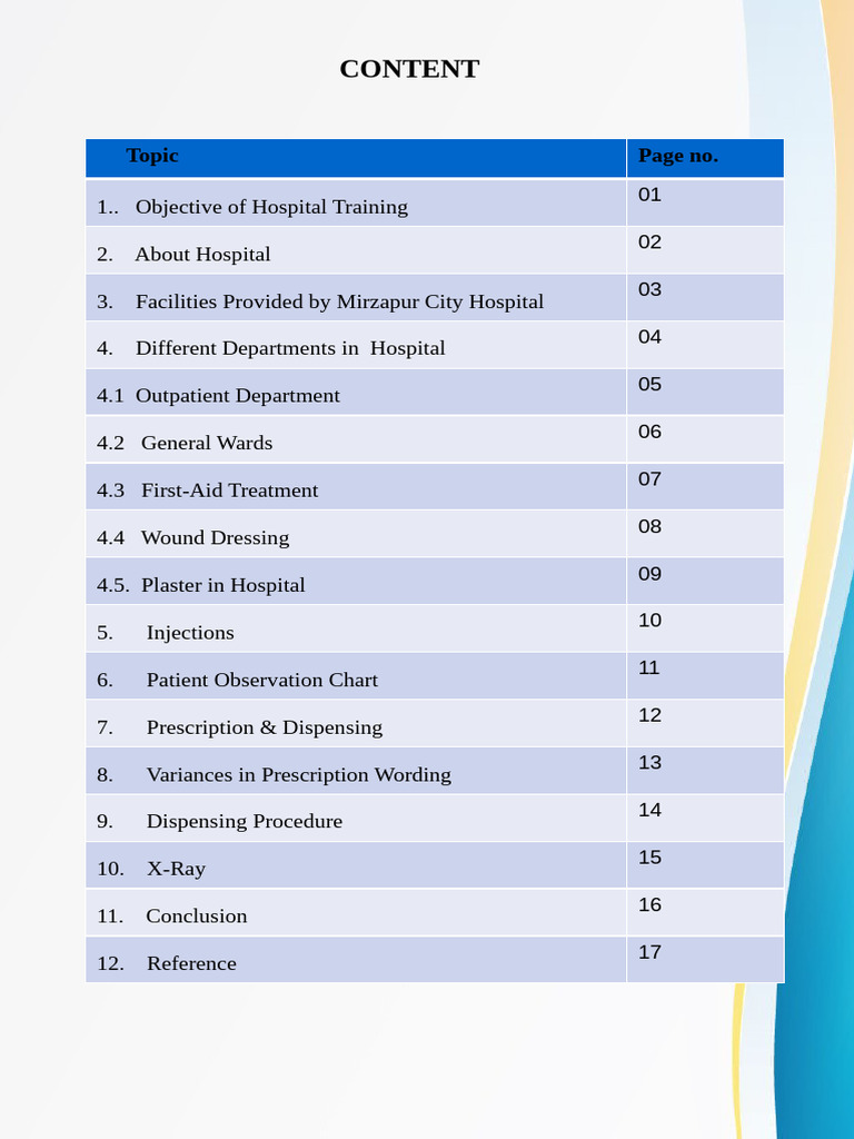 Hospital Report 2 | PDF