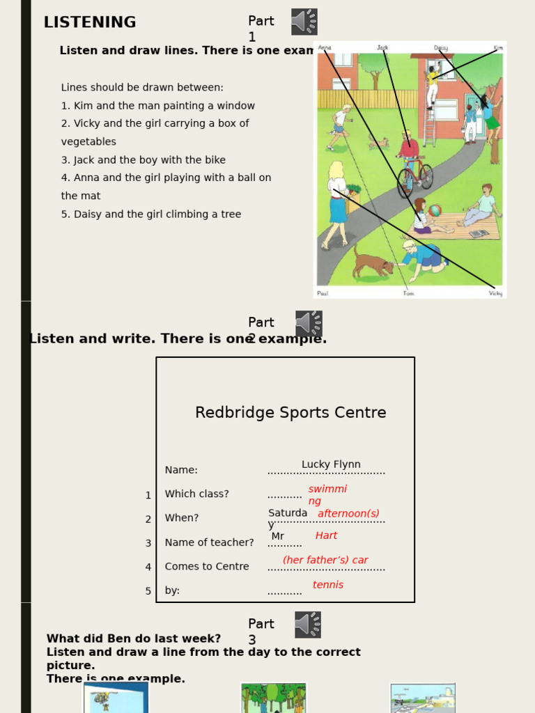 Mover Listening 19 | PDF