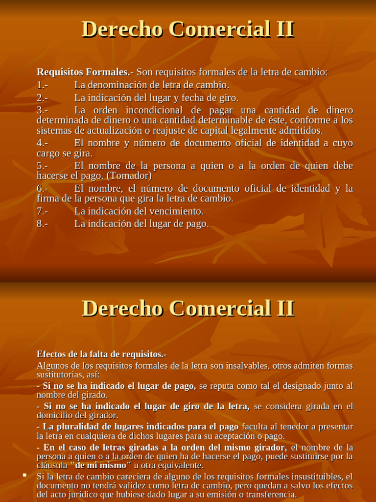 Derecho Comercial II - II Un 3Sem | PDF