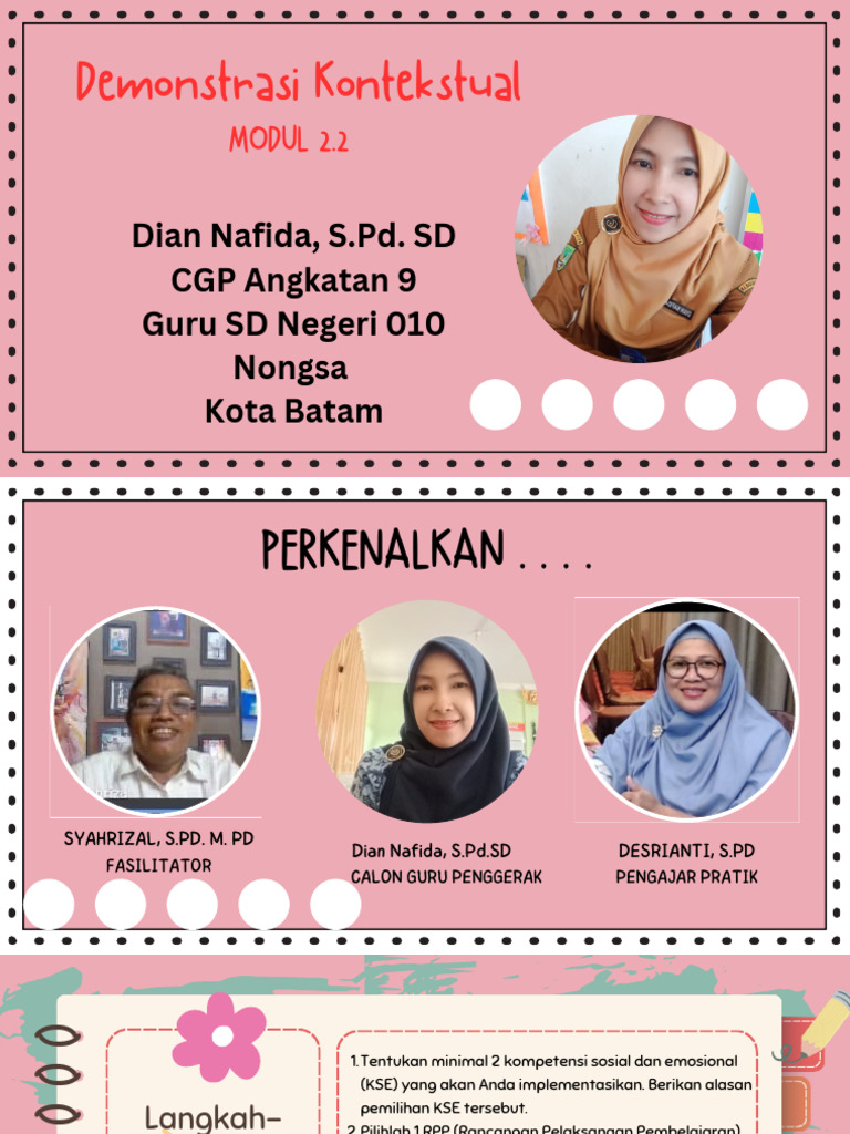Demonstrasi Konstektual - Modul 2.2 Dian Nafida | PDF