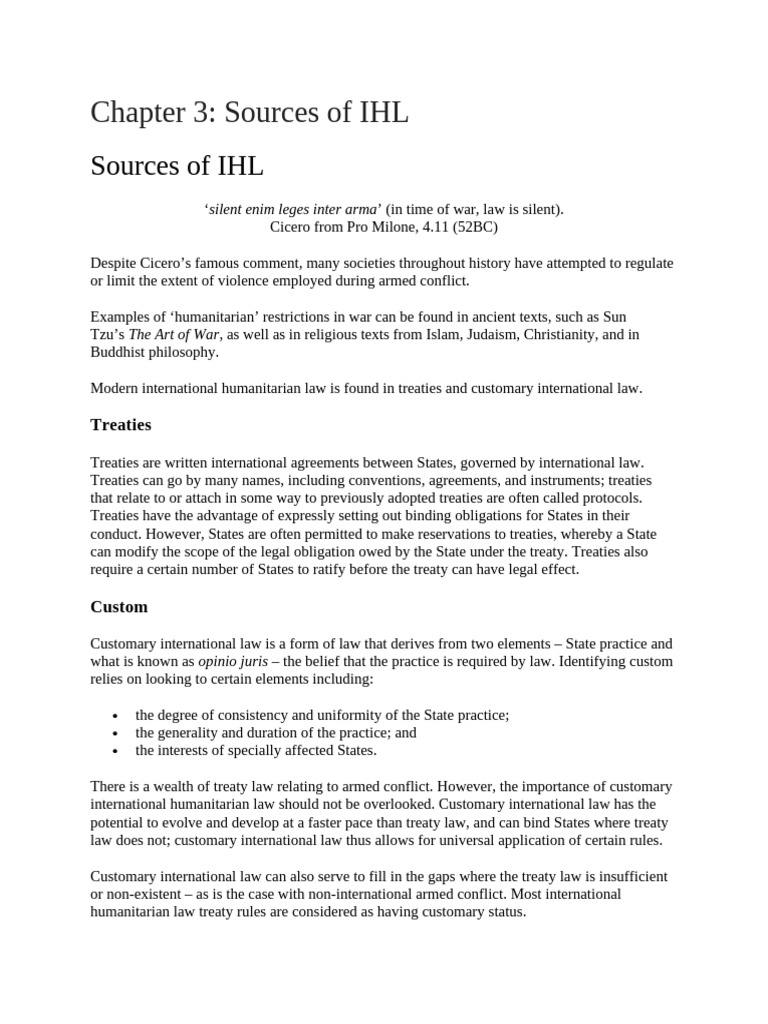 Chapter 3 IHL | PDF