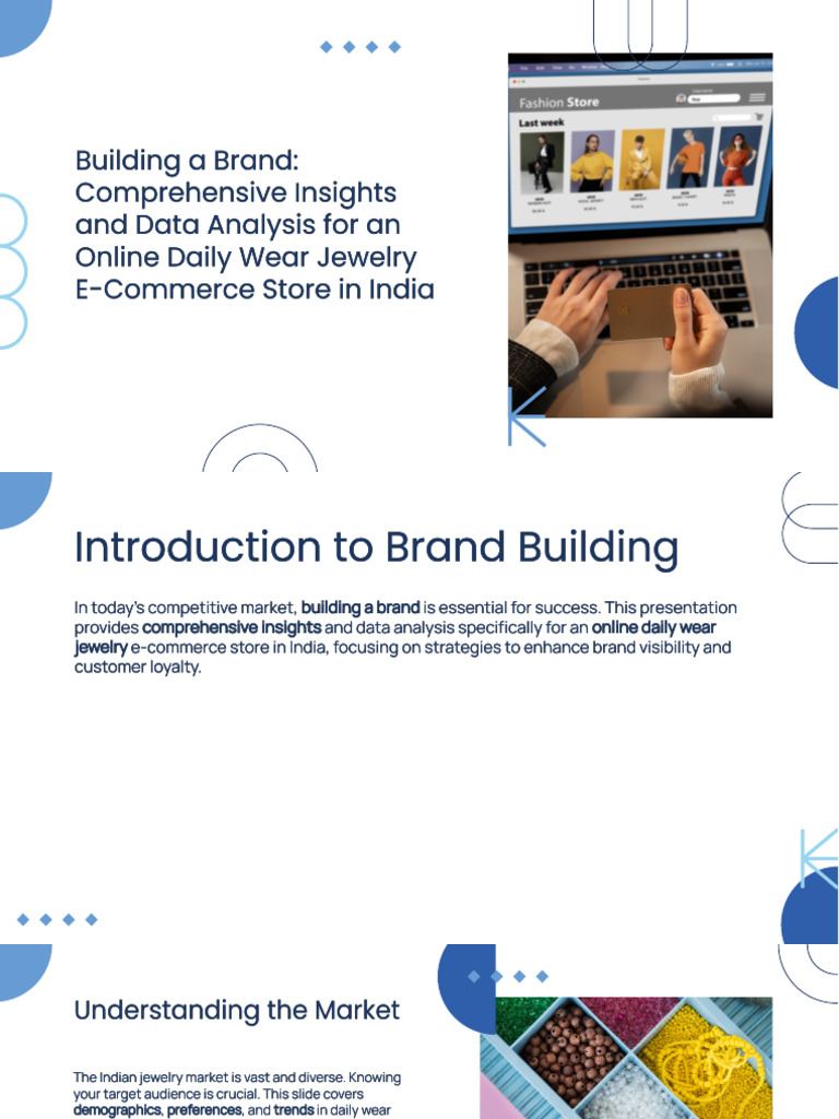 Slidesgo Building A Brand Comprehensive Insights and Data Analysis For An Online Daily Wear ...