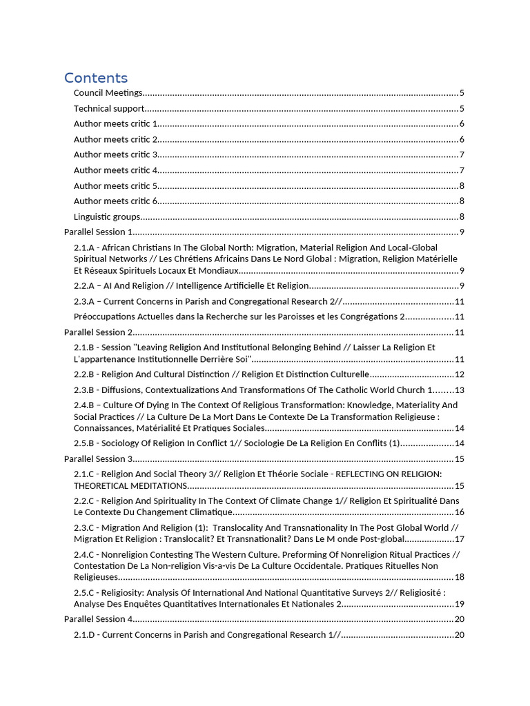 Parallel Sessions Details 20May2021 | PDF