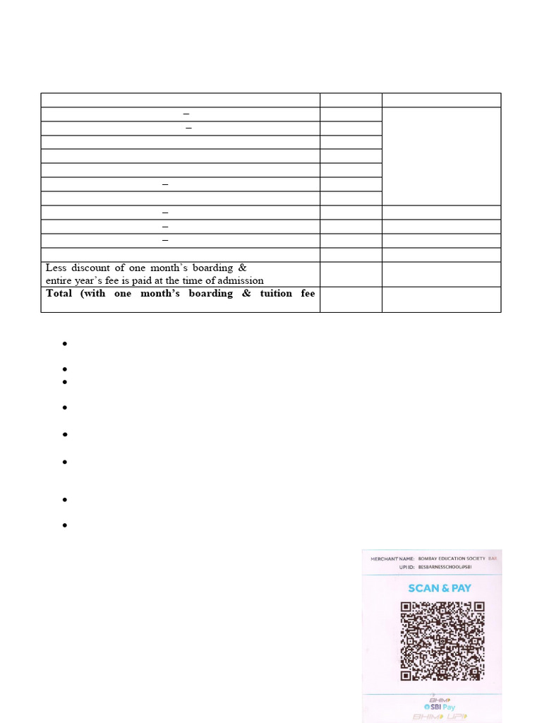 Fees 2024-2025 | PDF