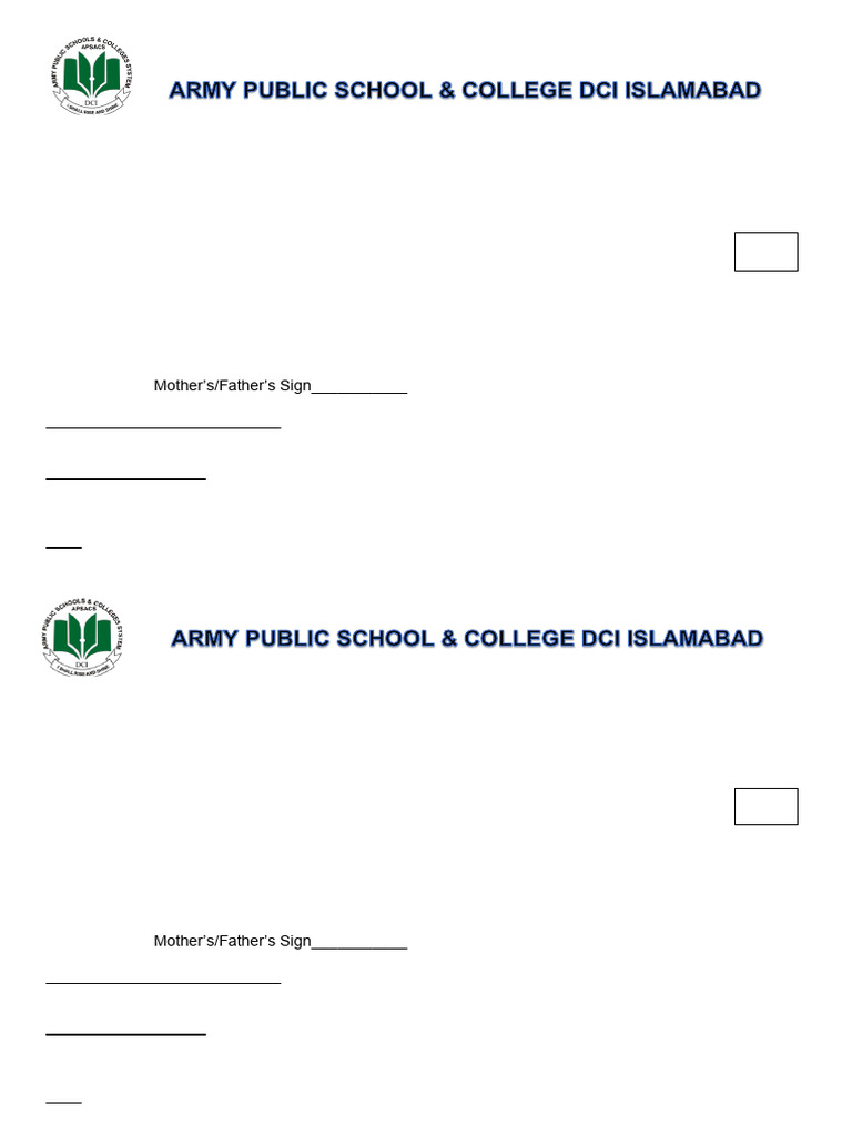 Student Leave Form | PDF