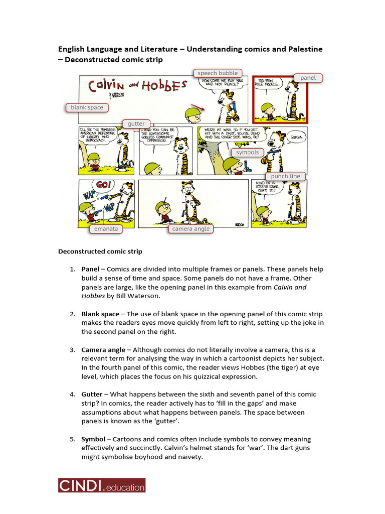 Comics Handout 1 | PDF