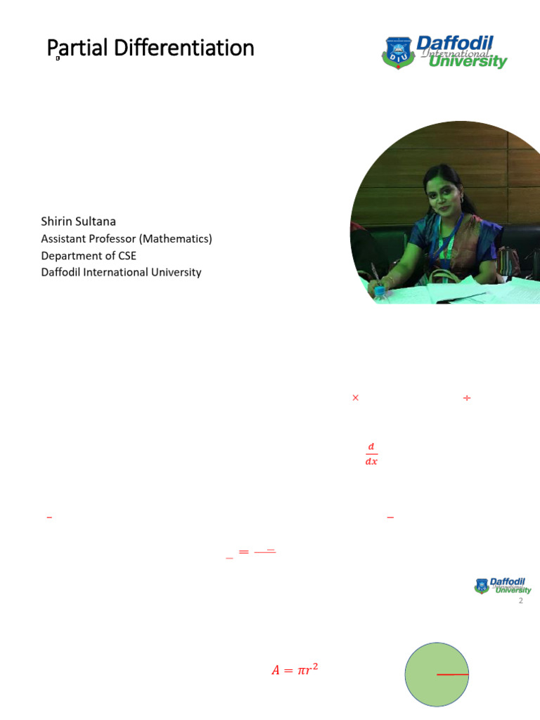 Partial Differentiation (SS) | PDF