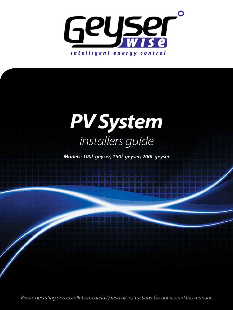 PV System Installation Manual | PDF