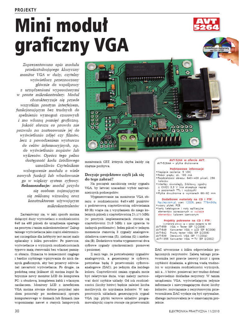 Mini Modul Vga | PDF