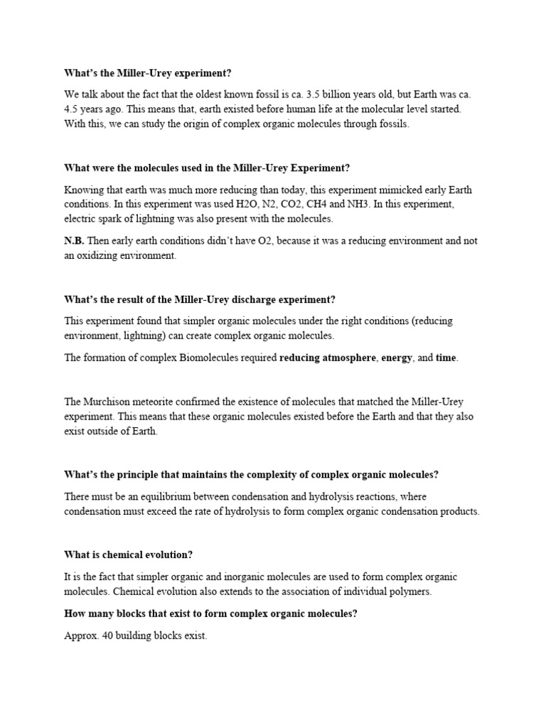 Biochemistry Notes | PDF