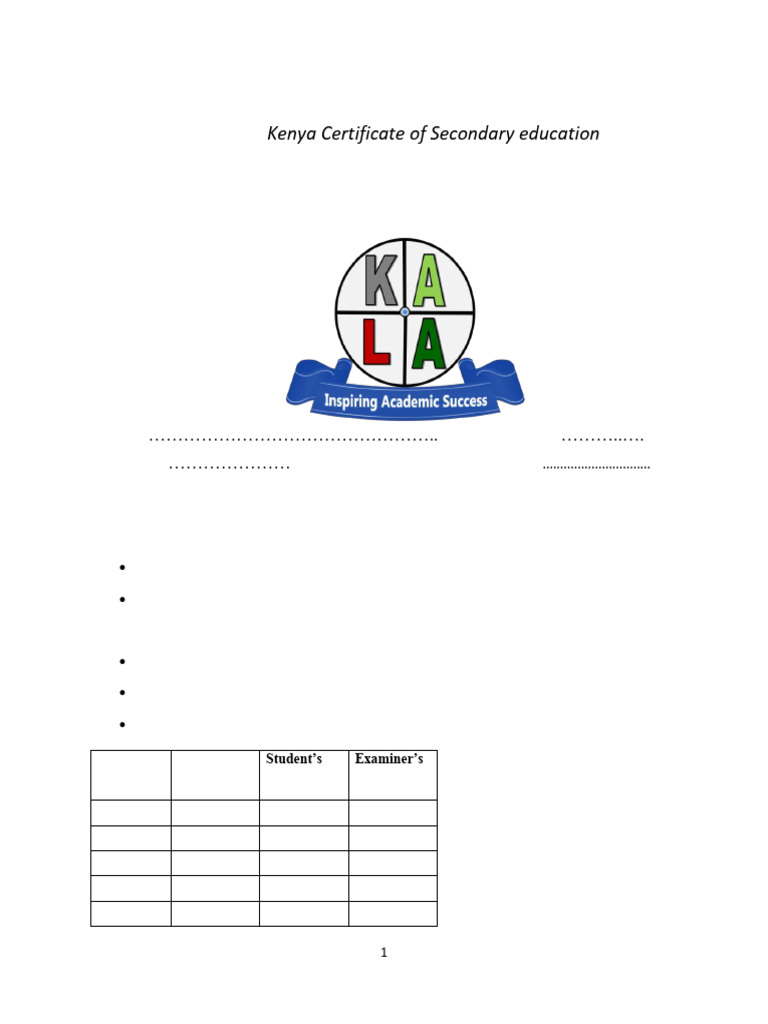 ENGLISH KALA PAPER 2 MOCKS - Final | PDF