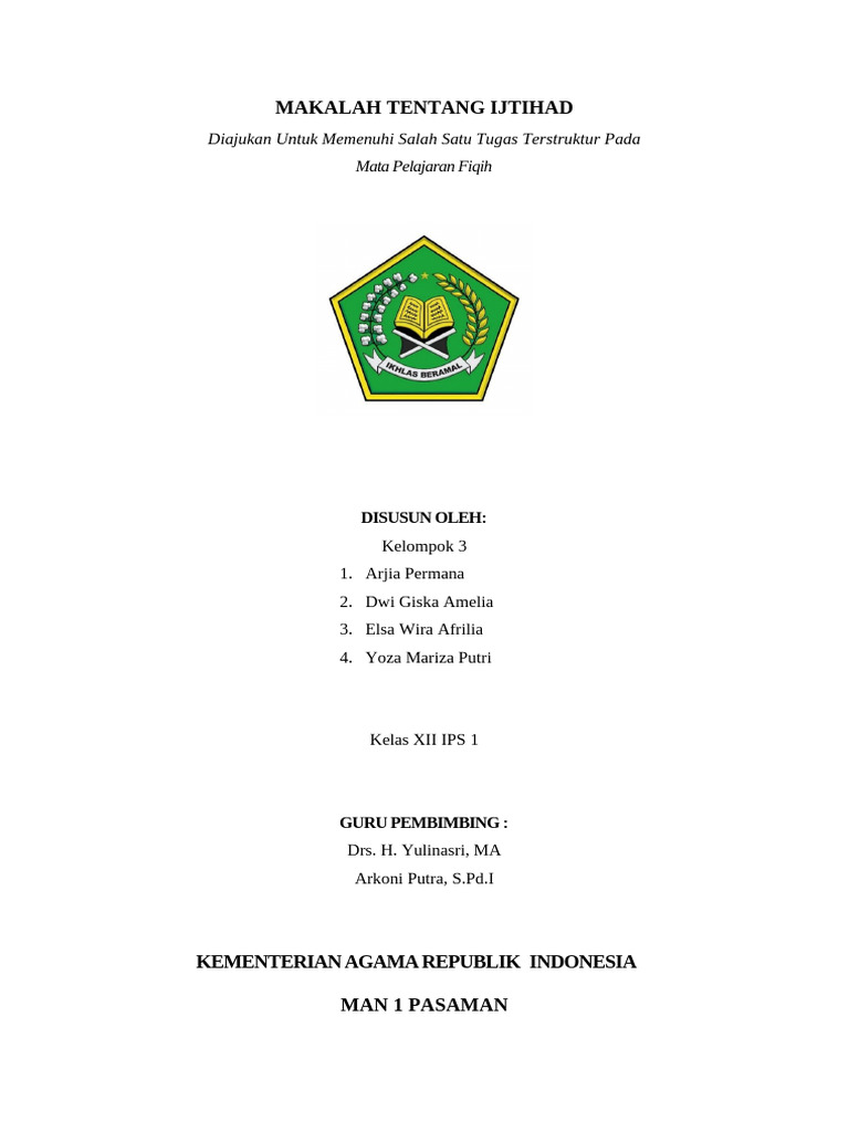 Makalah Tentang Ijtihad | PDF