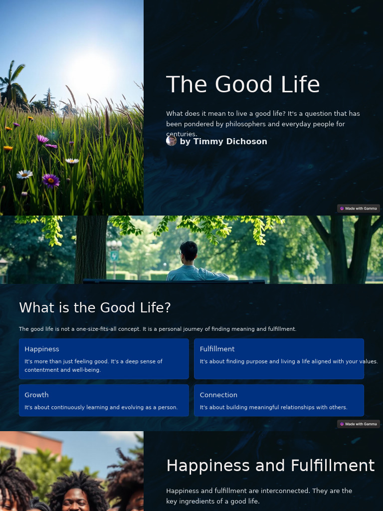 The Good Life | PDF