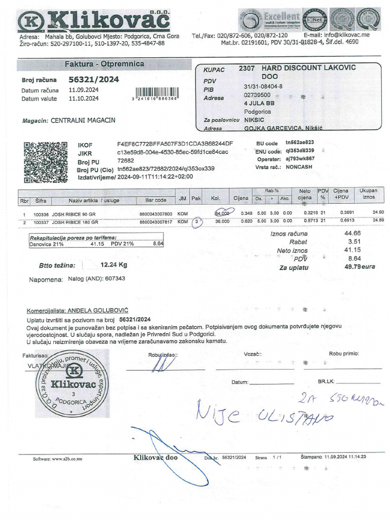 Fakture Za Storniranje | PDF