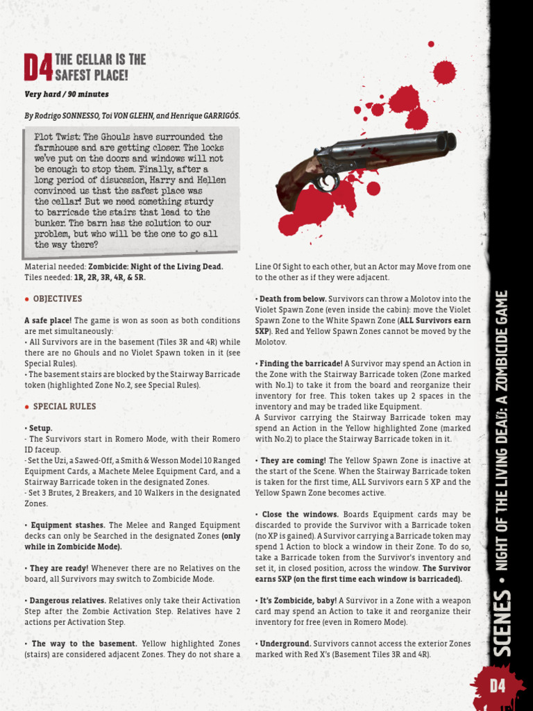 Mission D4 The Cellar Is The Safest Place | PDF