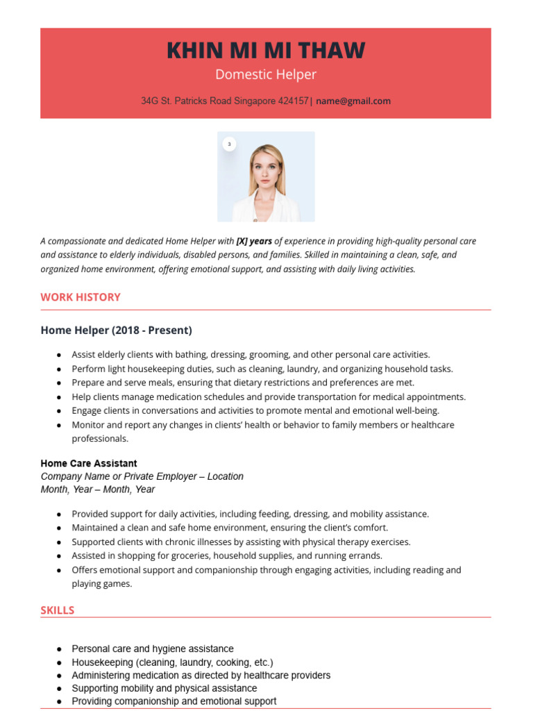 Khin Mi Mi Thaw CV Form | PDF