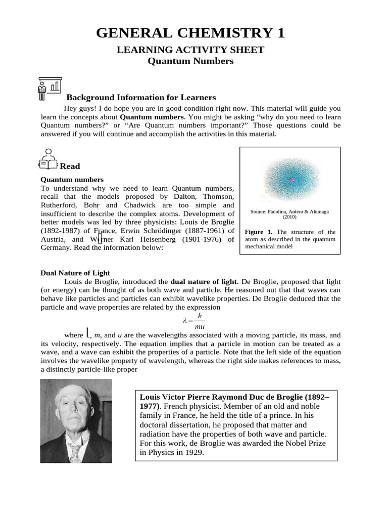 General Chemistry 1 Las Quarter 4 | PDF