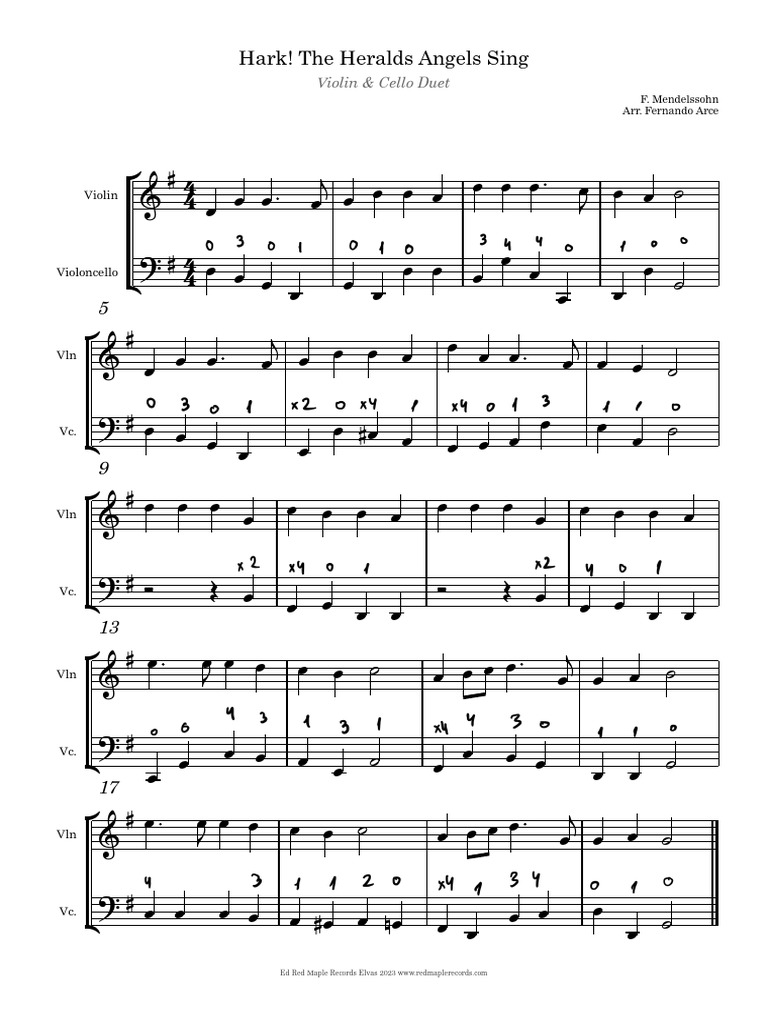 Hark! The Heralds Angels Sing | PDF