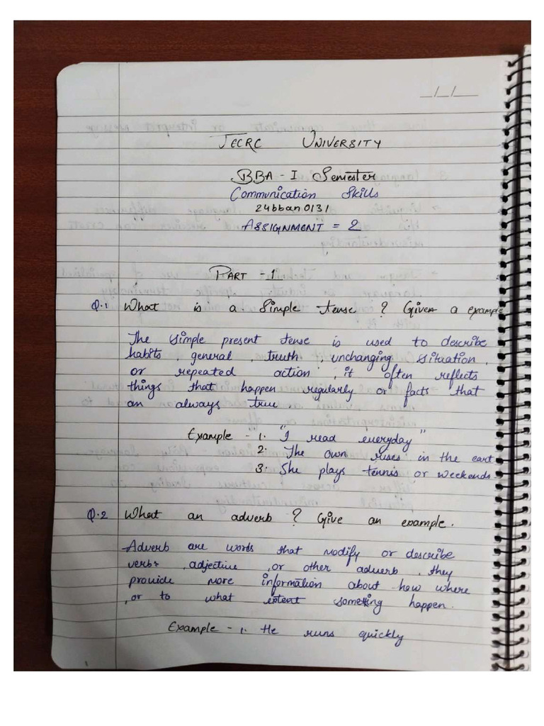 Communication Assignment 2 - .. | PDF