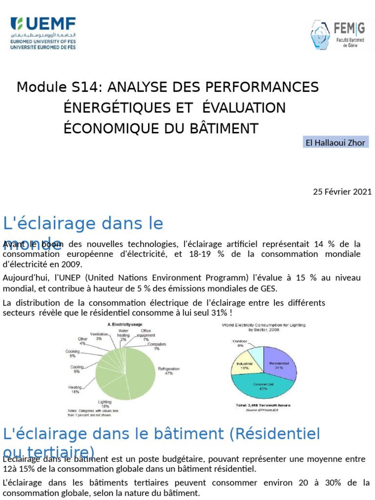 Cours Eclairage | PDF