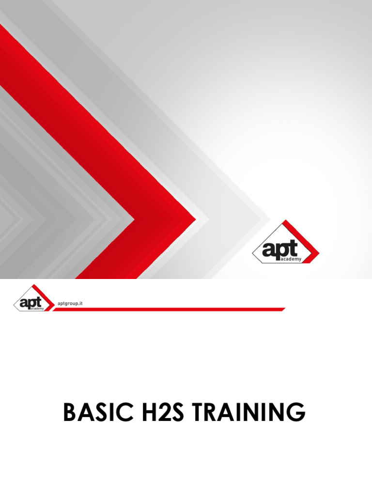 WSG Course BASIC H2S TRAINING | PDF