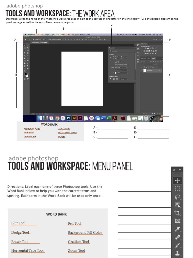 Ps Tools and Workspace Ws | PDF