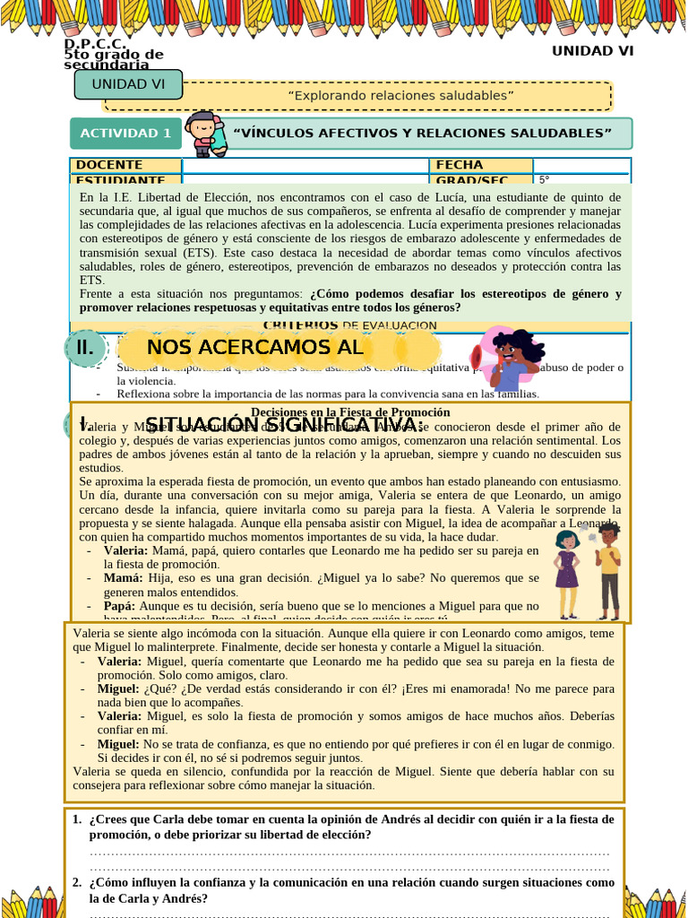 5° DPCC - Actv.01-Uni.6 2024 | PDF