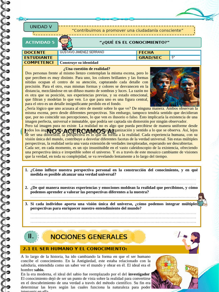 5° DPCC -ACTV.05-UNI.5 2024 | PDF
