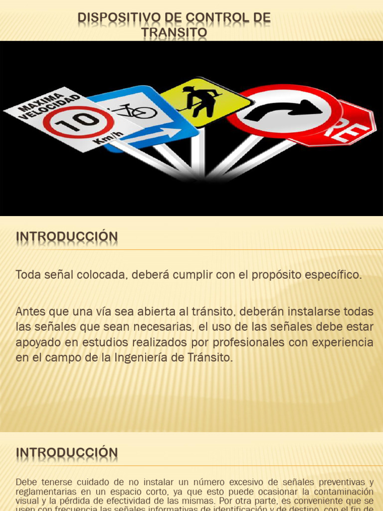 Senalizacion de Transito | PDF