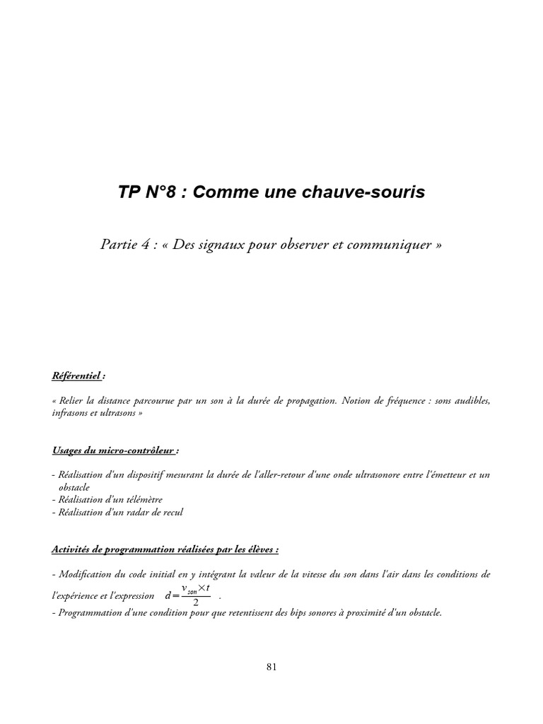 tp8 Projetarduino | PDF