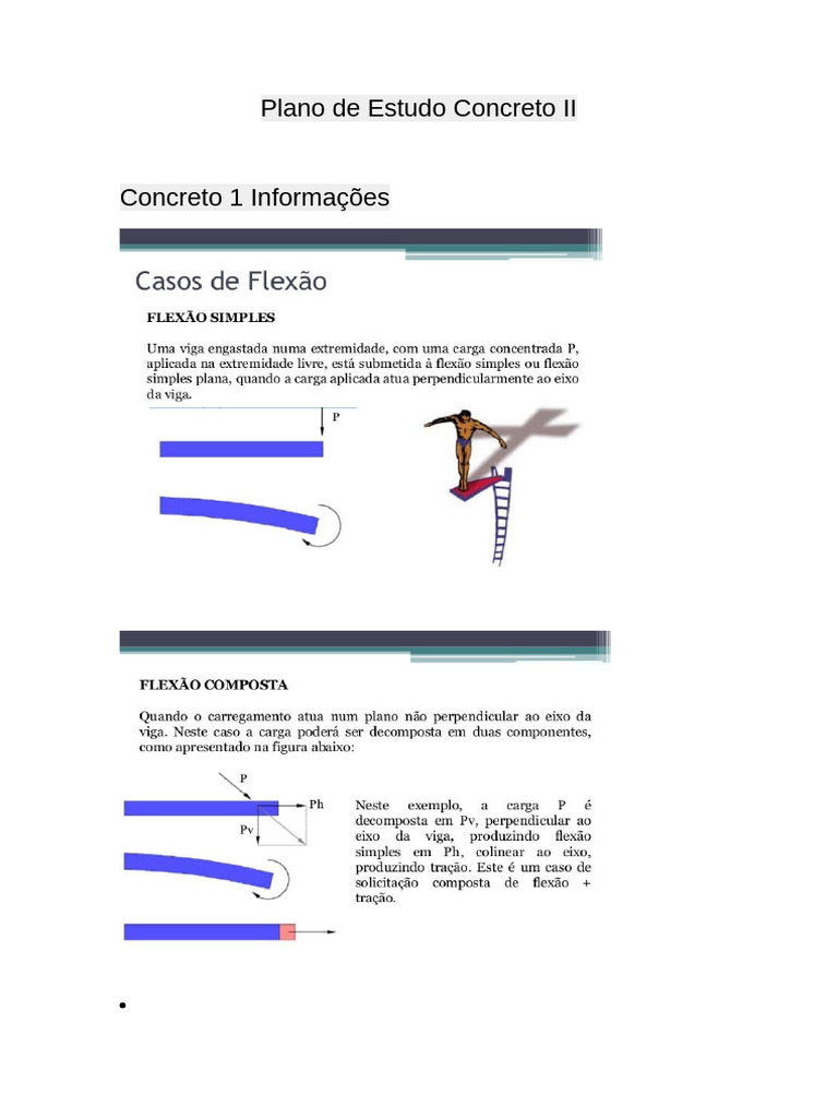 Plano de Estudo Concreto II | PDF