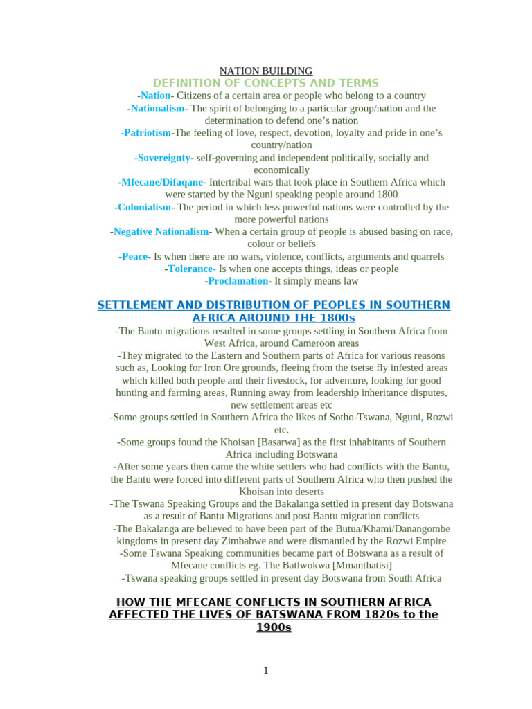 Nation Building | PDF