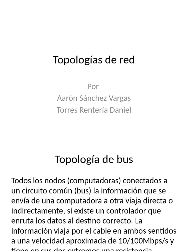 Topologias de Red | PDF
