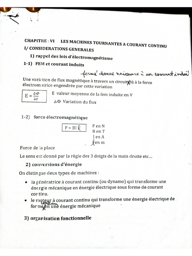 Machine Tournante À Courant Continu | PDF