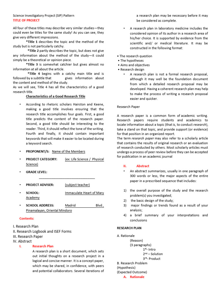 SIP Parts Discussion | PDF