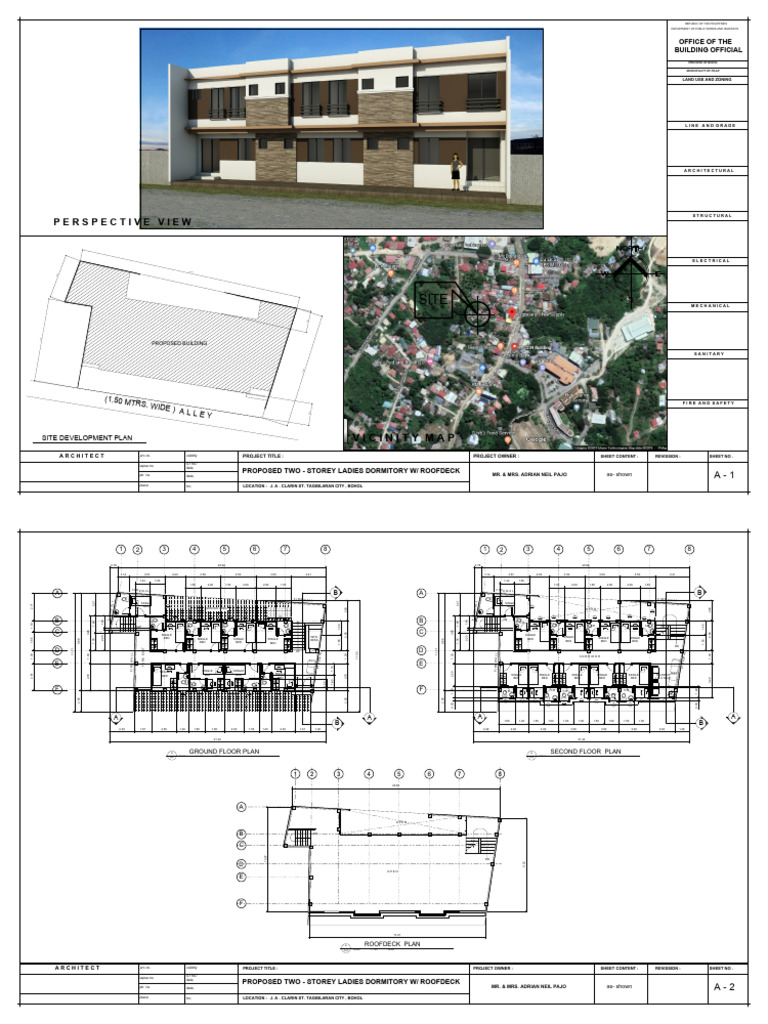 Tagbilaran 2storey Dormitory | PDF