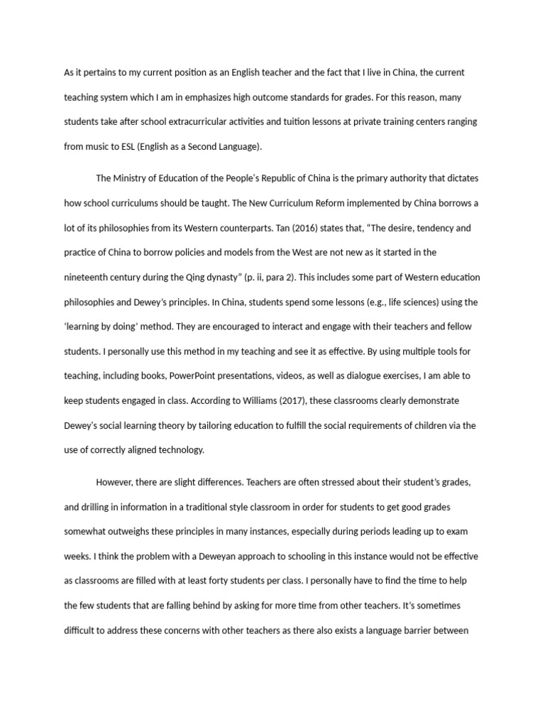 Educ 5010 Portfolio Unit 1 | PDF | Teachers | Career & Growth